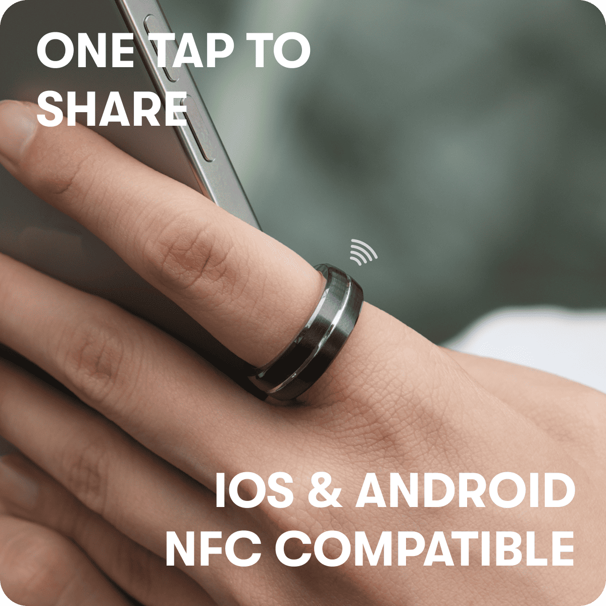 One Good Ring 2 (NFC Smart Ring) - Digital Business Card in a Ring